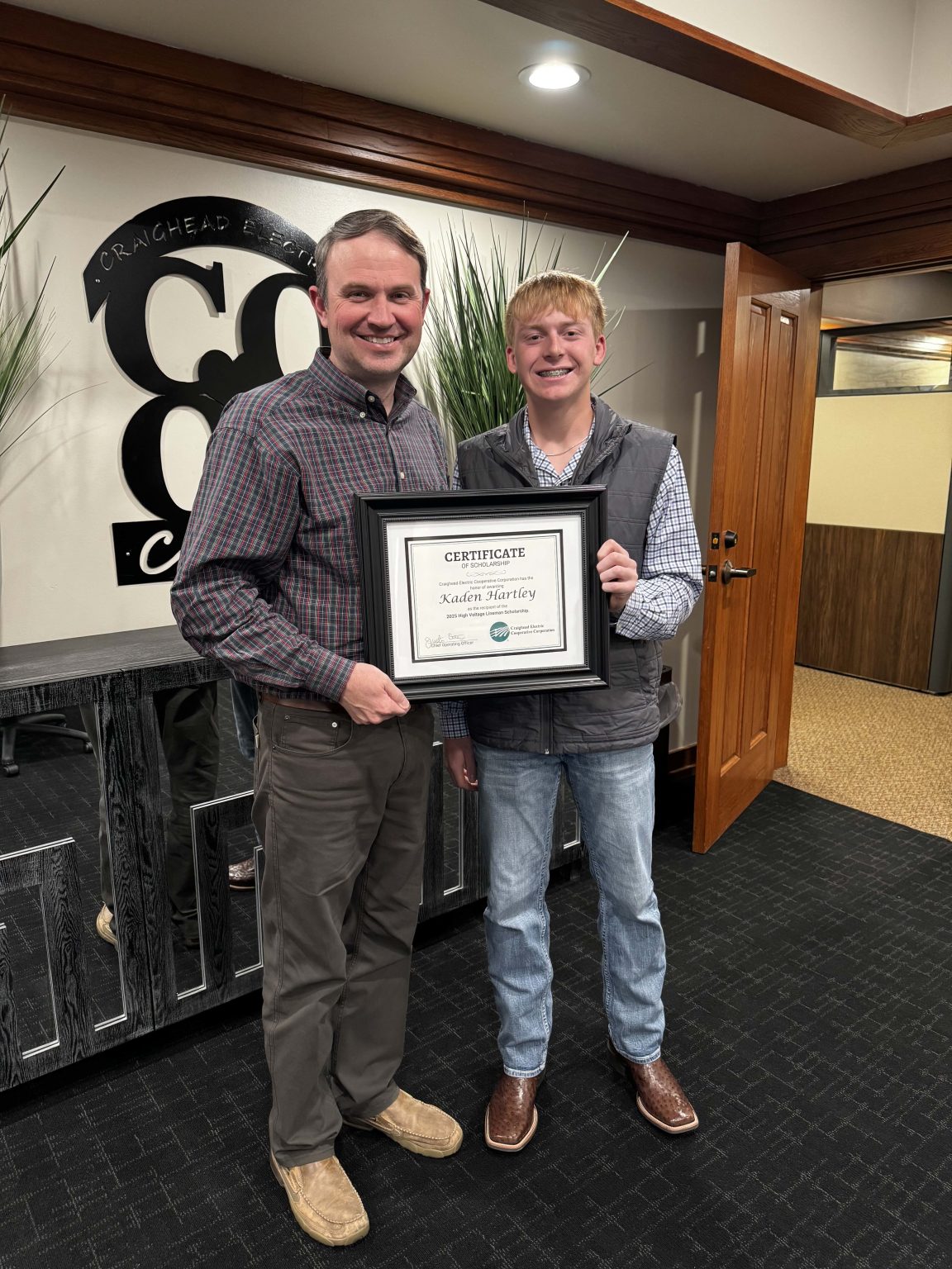 Craighead Electric Awards 2025 Lineman Scholarship to Bay High School ...